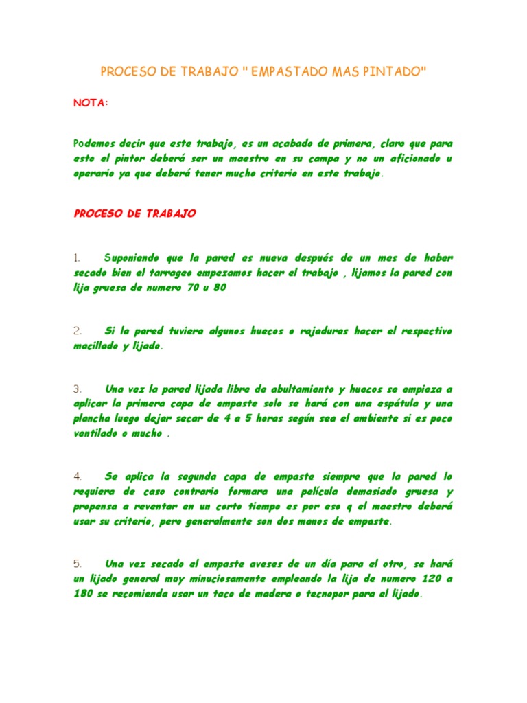 Tecnica de Empastado | PDF | Aluminio | Revestimiento
