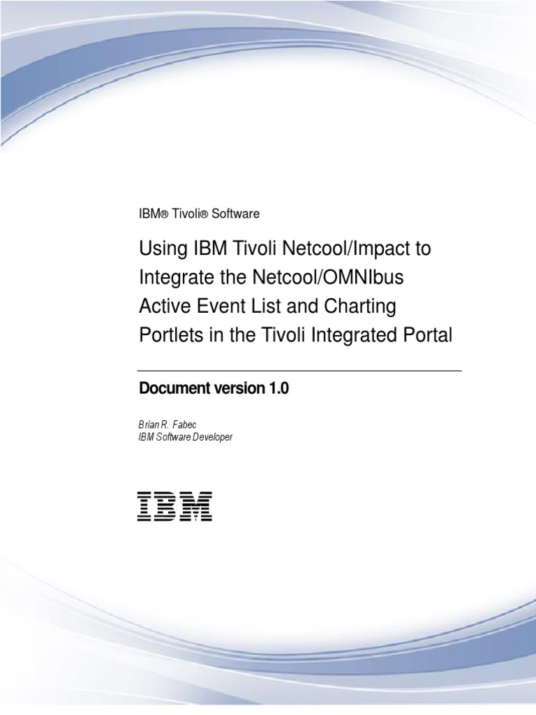 Using Impact To Integrate The Active Event List and Charting Portlets in ...