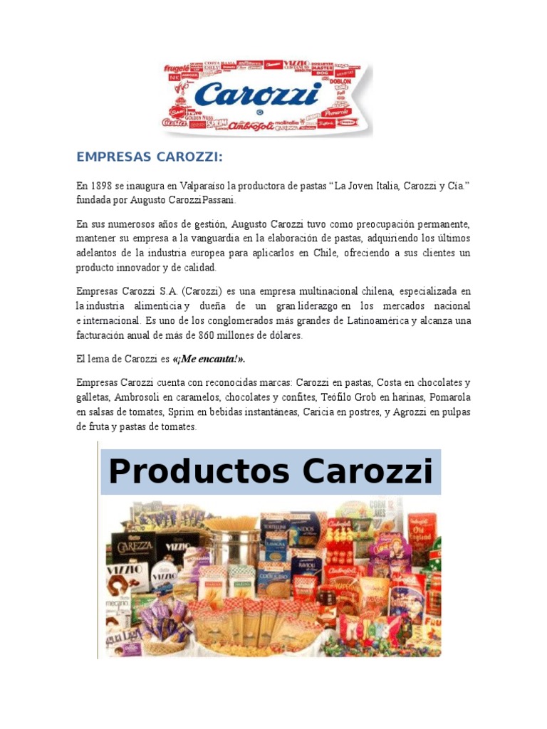 Empresas Carozzi S