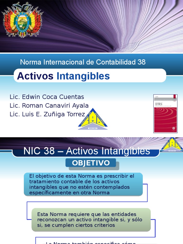 NIC 38 - Activos Intangibles | normas internacionales de INFORMACION ...
