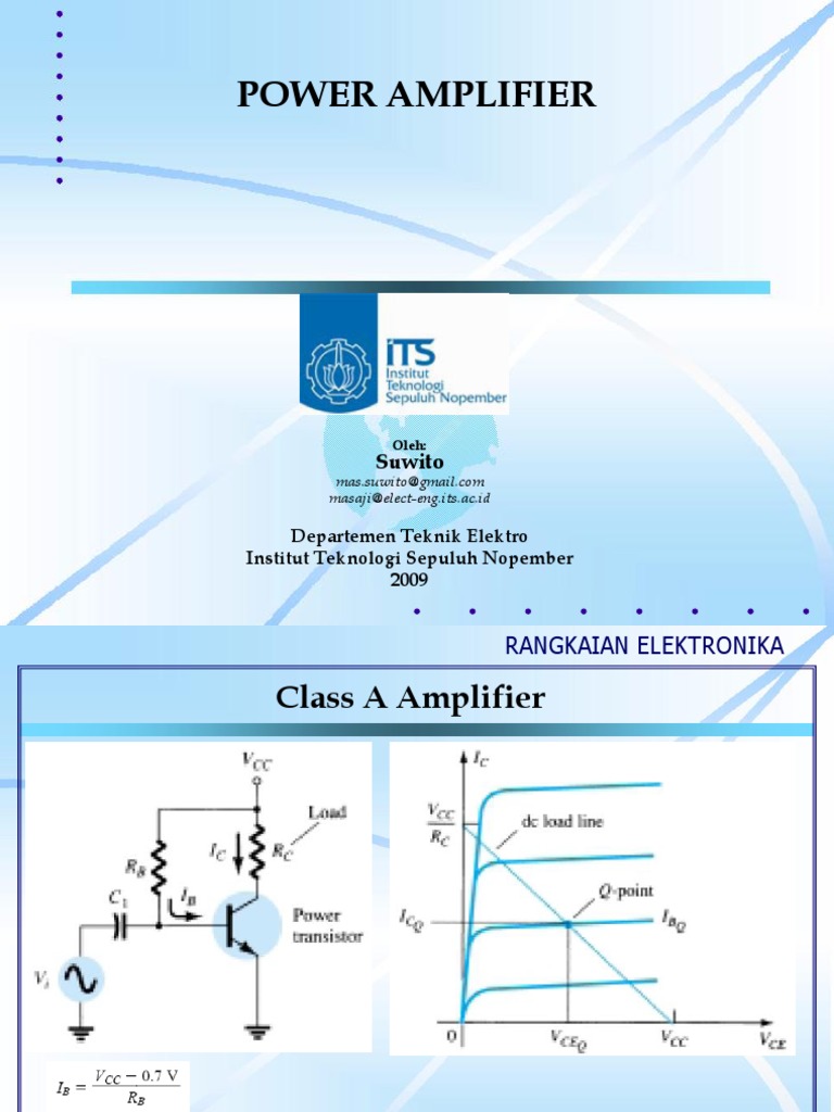 Overview of Power Amplifier Classes | PDF | Technology & Engineering