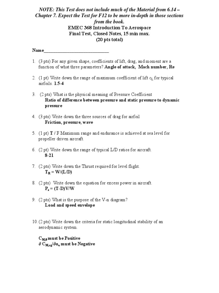 Intro To Aerospace | PDF