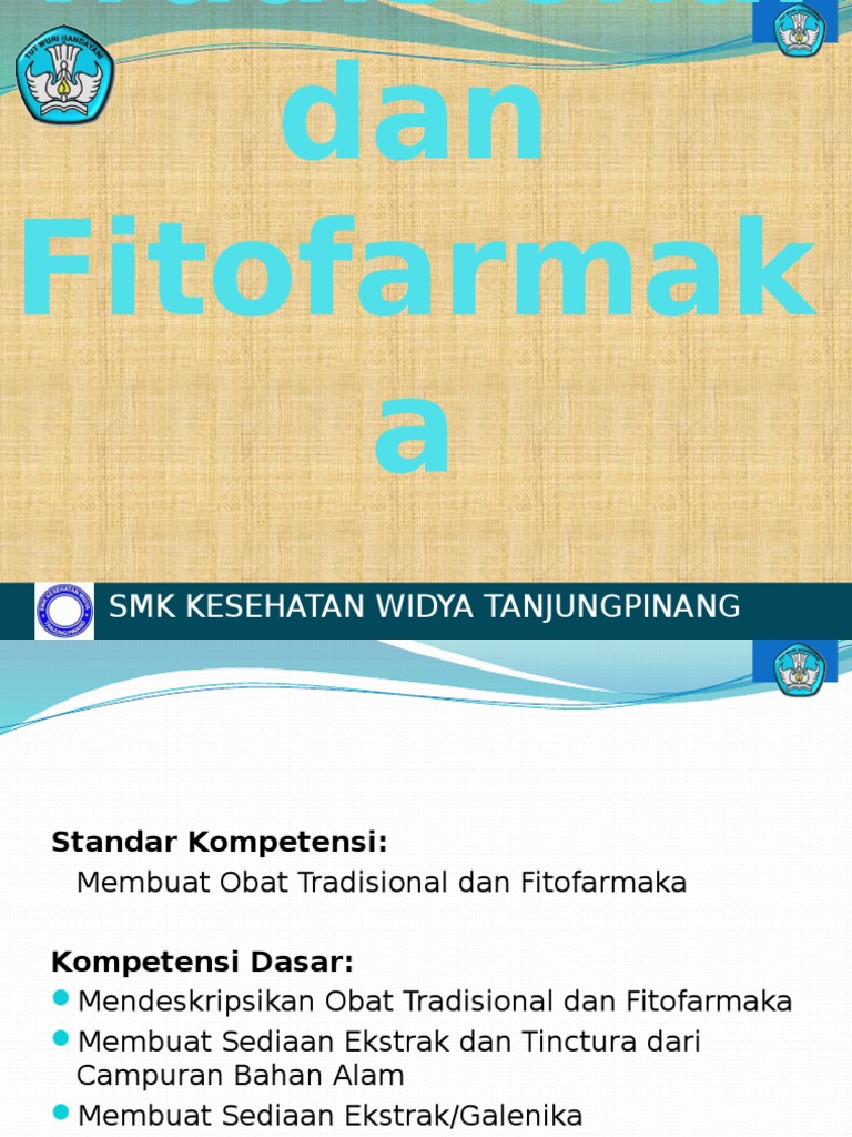 Membuat Obat Tradisional Dan Fitofarmaka | PDF