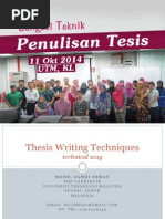 USM Thesis Formatting Guide Template | PDF | Microsoft Word | Software