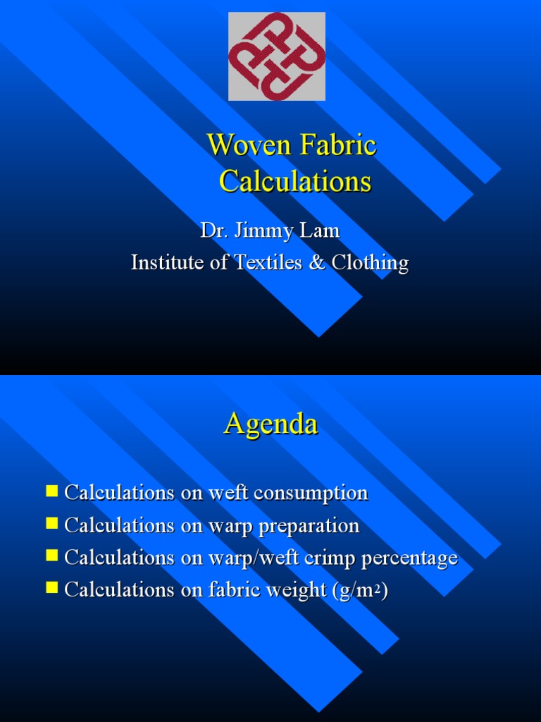 Calculation | PDF | Weaving | Textiles