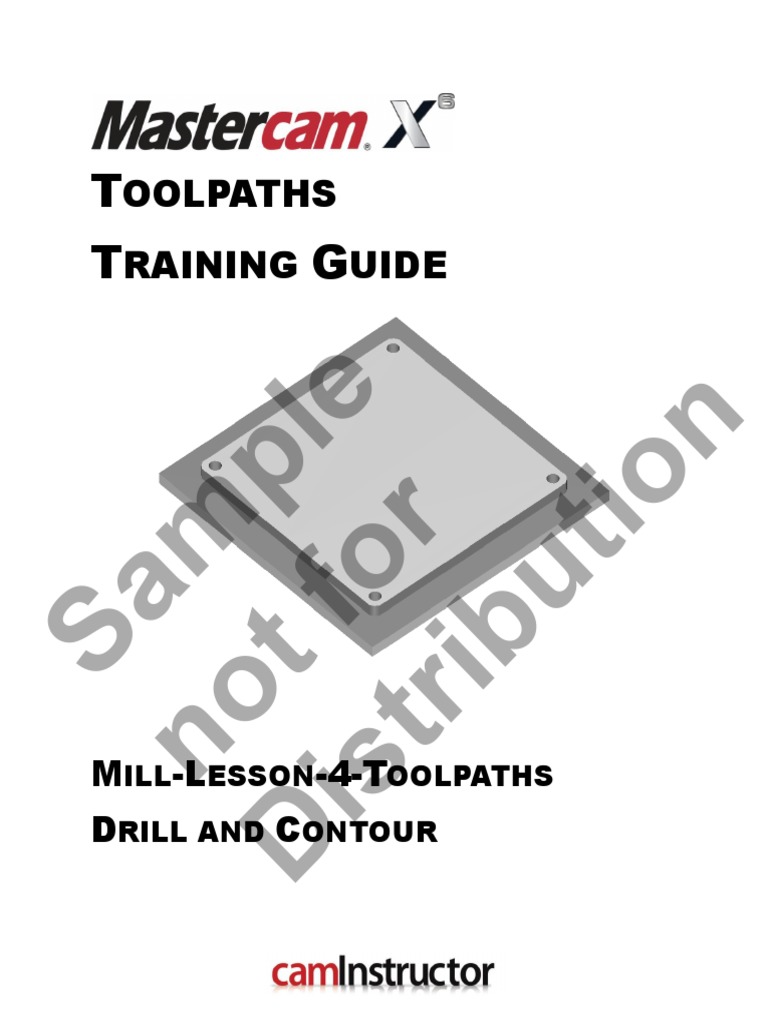 Mill Lesson 4 Toolpaths Sample | Download Free PDF | Machine Tool ...