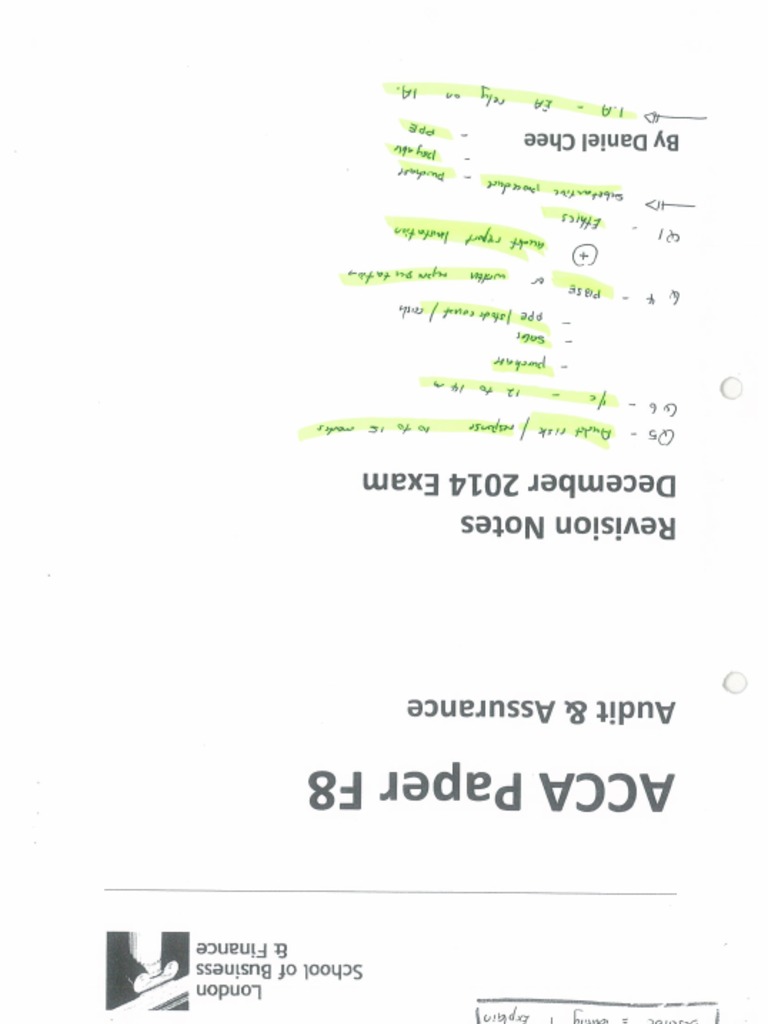 ACCA F8 Note | PDF
