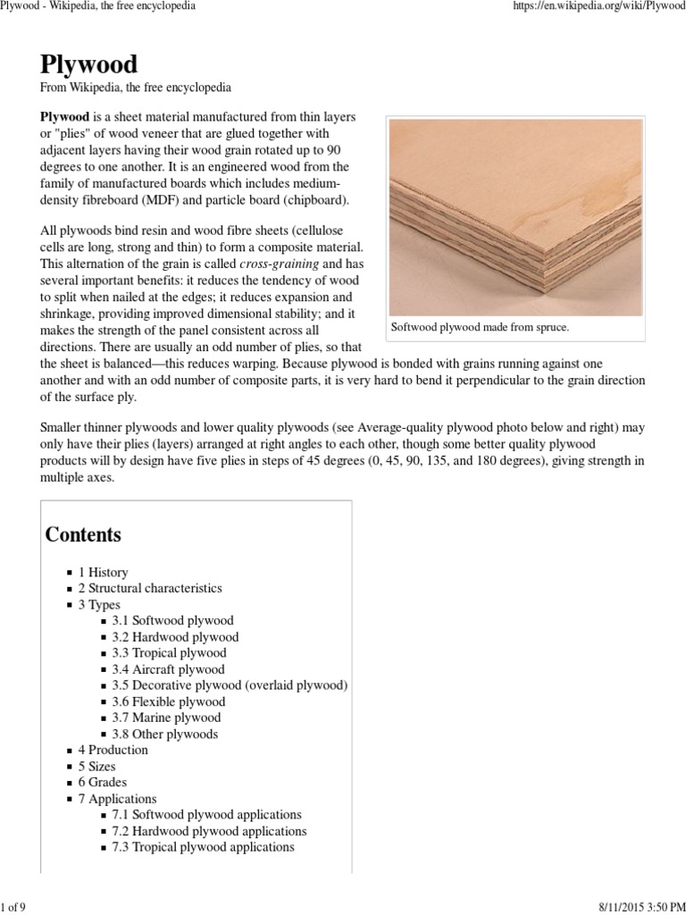 Plywood | PDF | Plywood | Wood