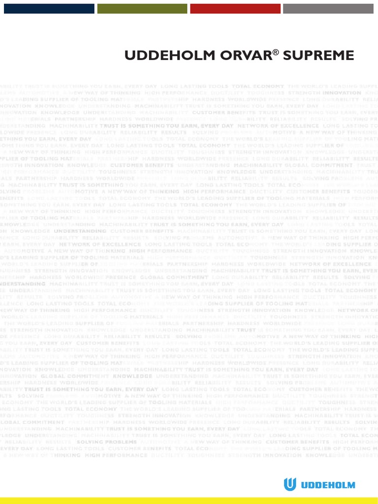 Ficha Tecnica Orvar Supreme | PDF | Perforar | Tratamiento a base de calor