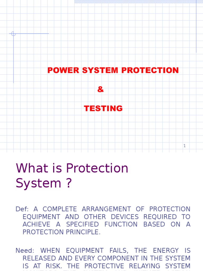 Power System Protection New | PDF | Fuse (Electrical) | Relay