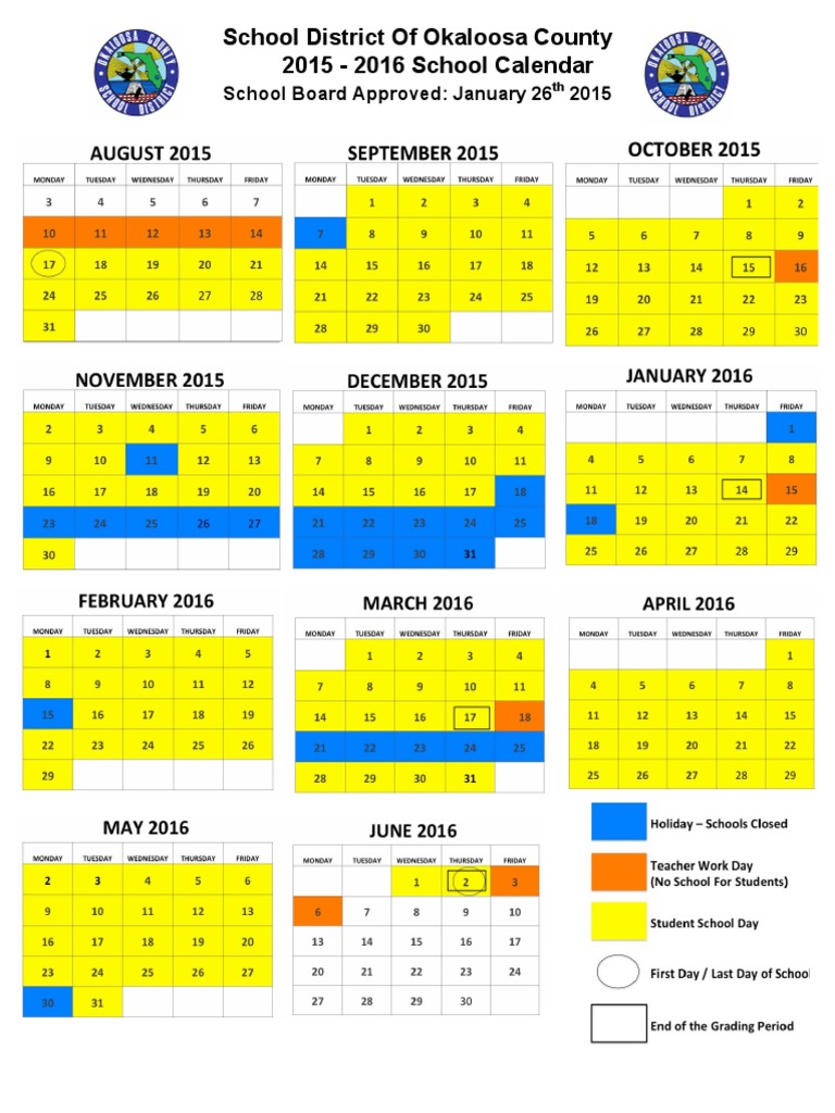 Dist Calendar | PDF