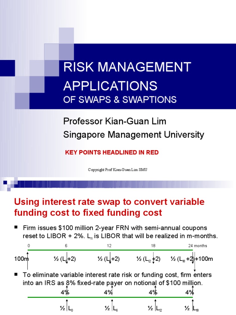 l4b Risk Management Applications of Swaps and Swaptions | PDF | Swap ...