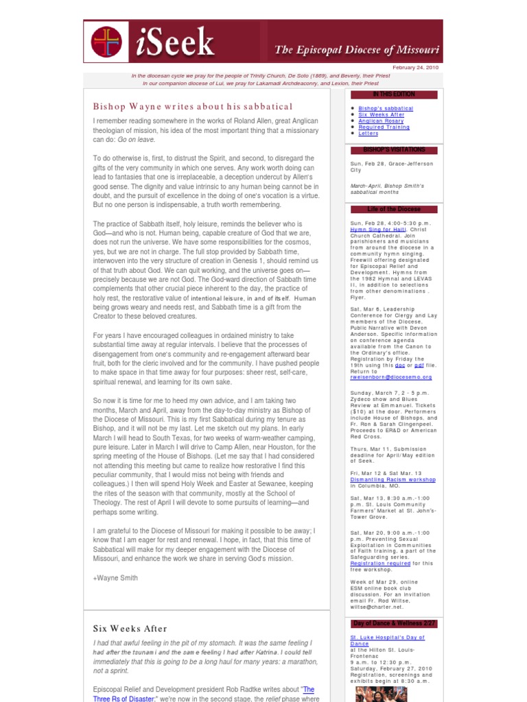 Iseek, Feb 24, 2010 | PDF | Rosary | The Reverend