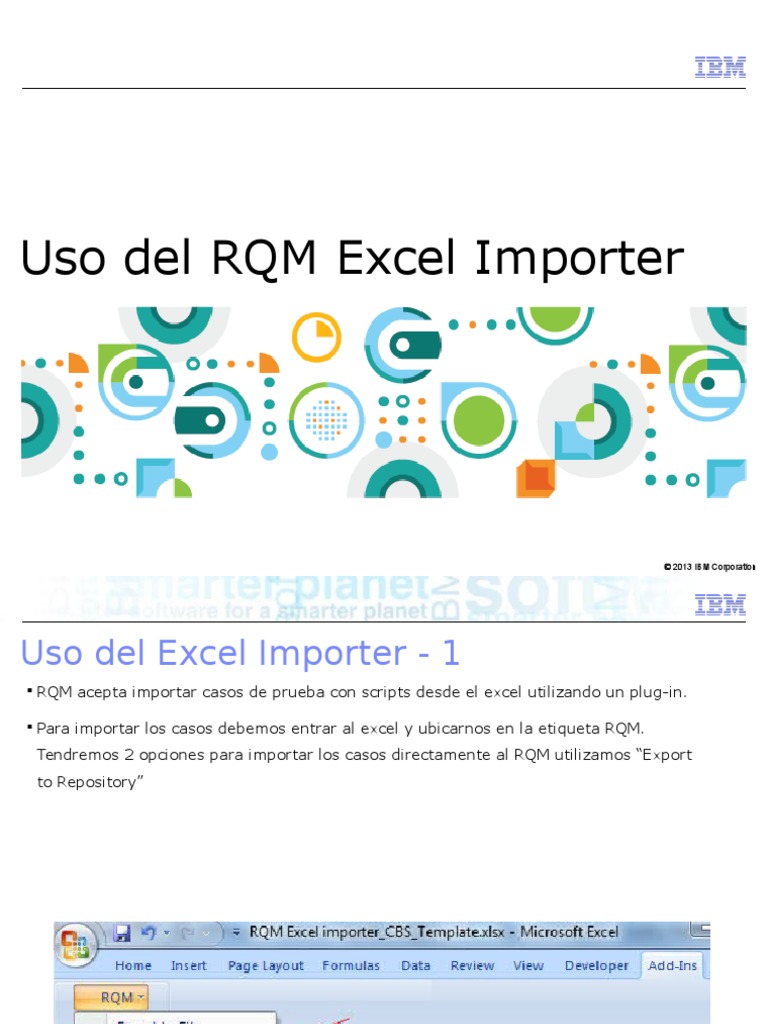 RQM Excel Importer | PDF | Microsoft Excel | Familias de sistemas ...