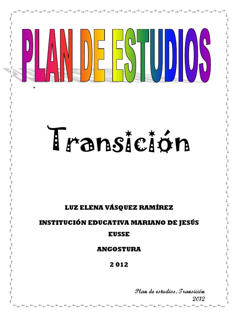 Preescolar Año 2012 PDF | PDF | Jardín de infancia | Plan de estudios