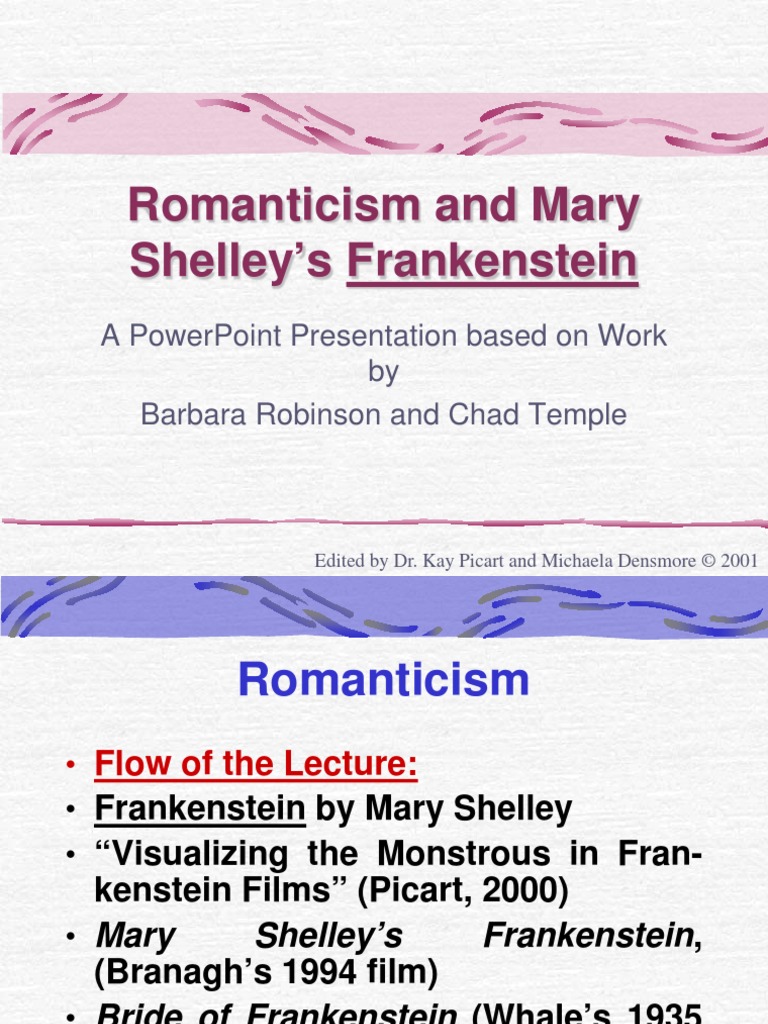 Frankenstein | PDF | Frankenstein | Romanticism