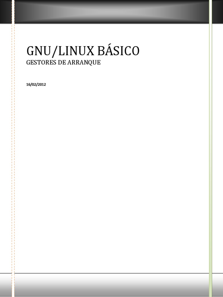 TAREA6-Gestores de Arranque | PDF | Distribución de Linux | Arranque