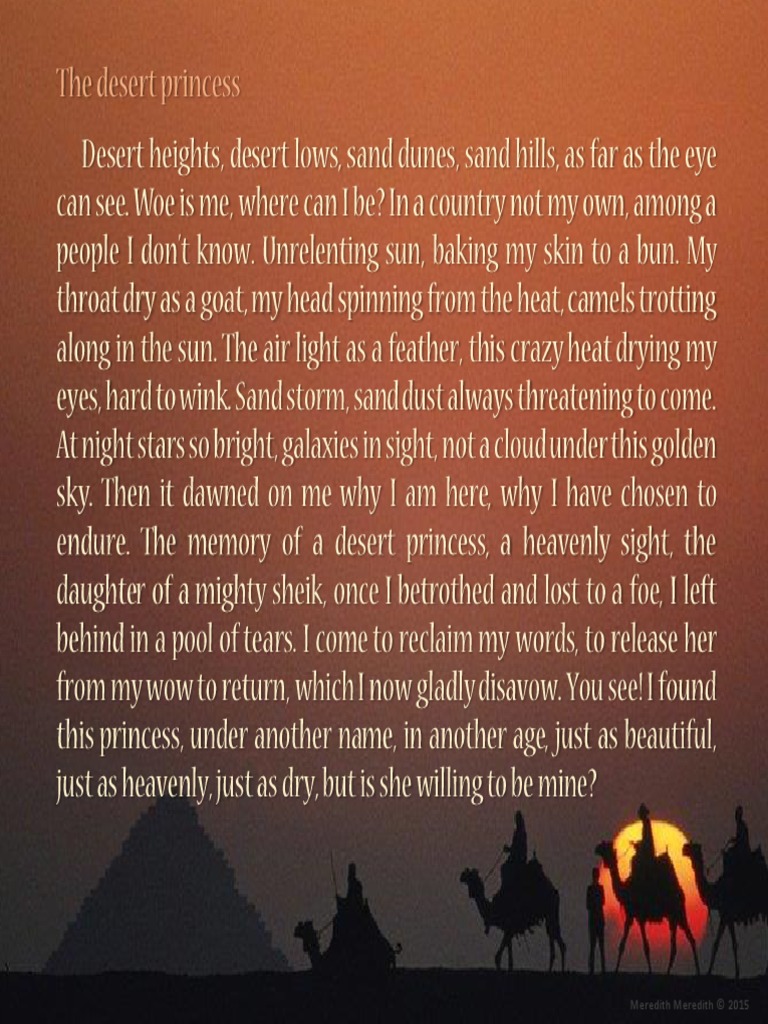 Desert Princess: A Tale of Love and Loss | PDF