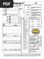 Dead Reign RPG Character Sheet Guide | PDF | Leisure | Sports