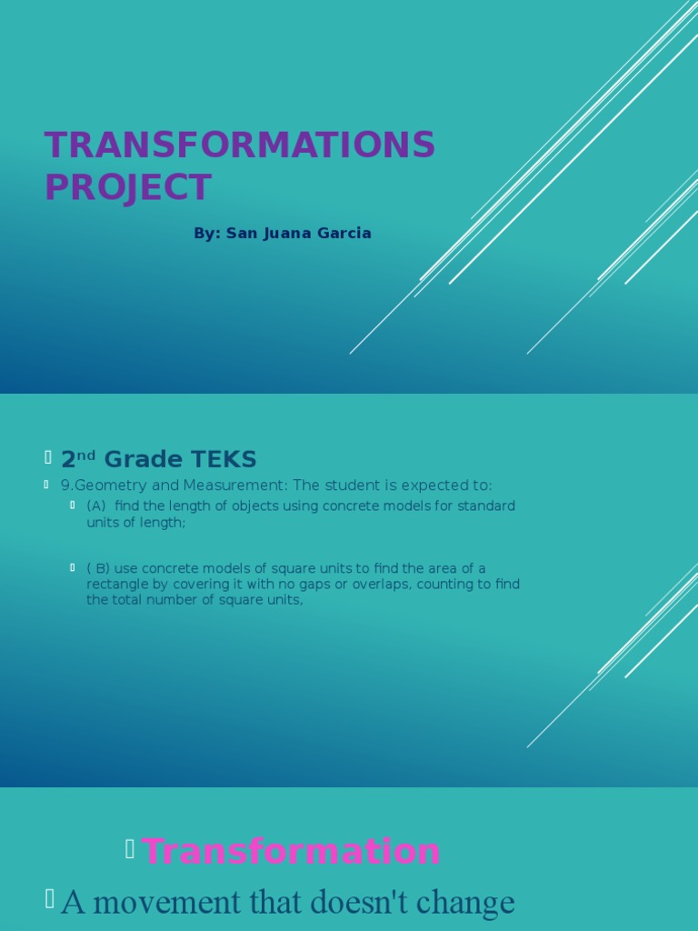 2nd Grade Geometry Transformations Guide | PDF | Teaching Methods ...