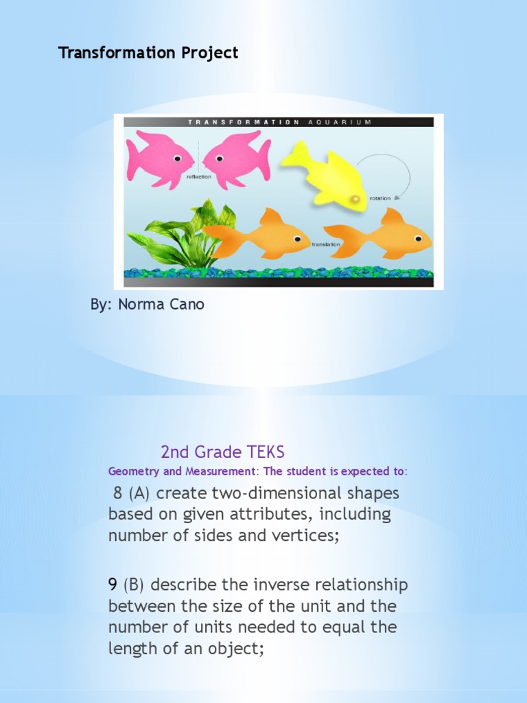 2nd Grade Geometry Transformations Project | PDF