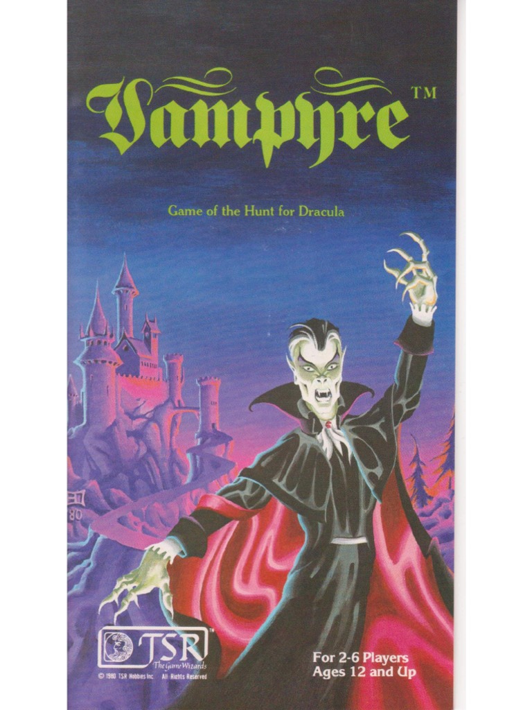Vampyre Game Booklet - Compressed | PDF