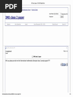 Class 2 Maths Olympiad Sample Paper | PDF | Teaching Mathematics