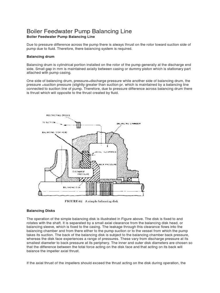 Boiler Feed Pump Balancing Disc | PDF | Pump | Boiler