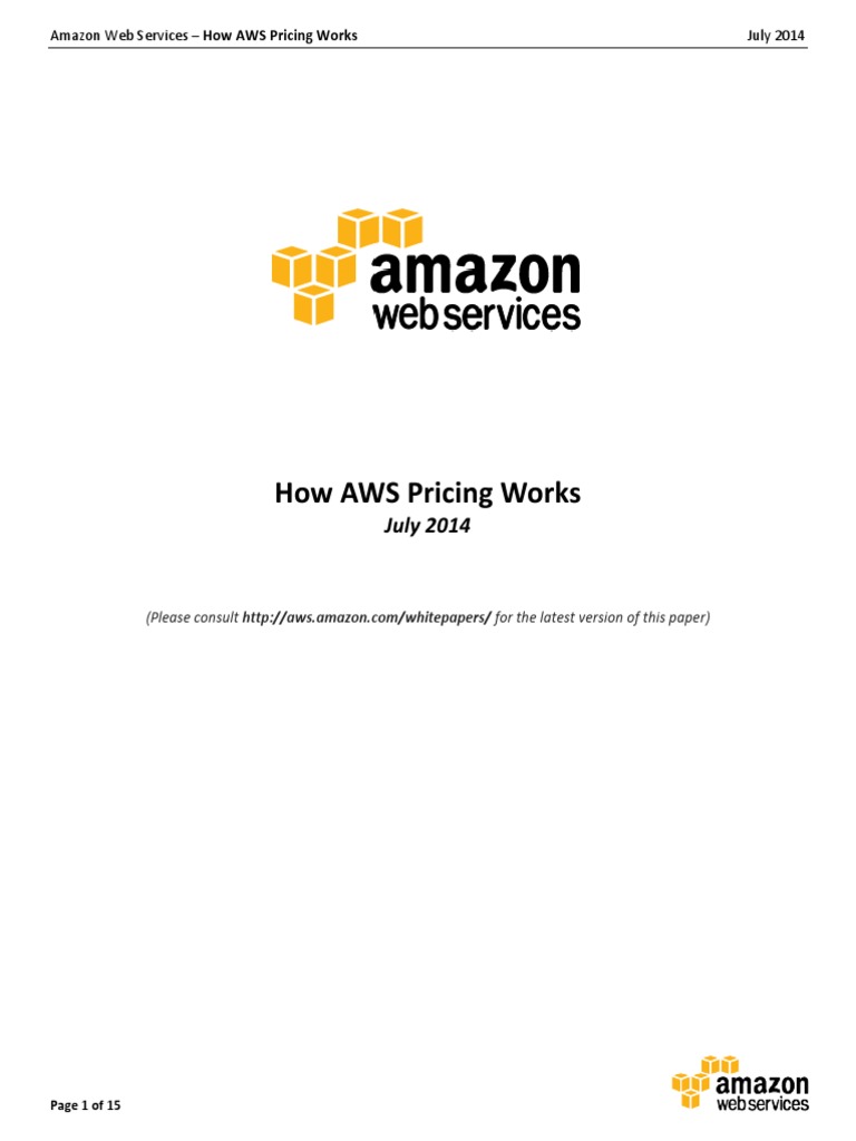 AWS Pricing Guide for Businesses | PDF | Amazon Web Services | Cloud ...