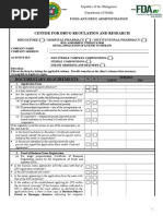 FDA Lto Checklist | PDF | Pharmacy | Franchising