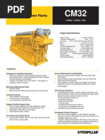 Hoja Tecnica Caterpillar CM20 50Hz | PDF | Cylinder (Engine) | Turbocharger
