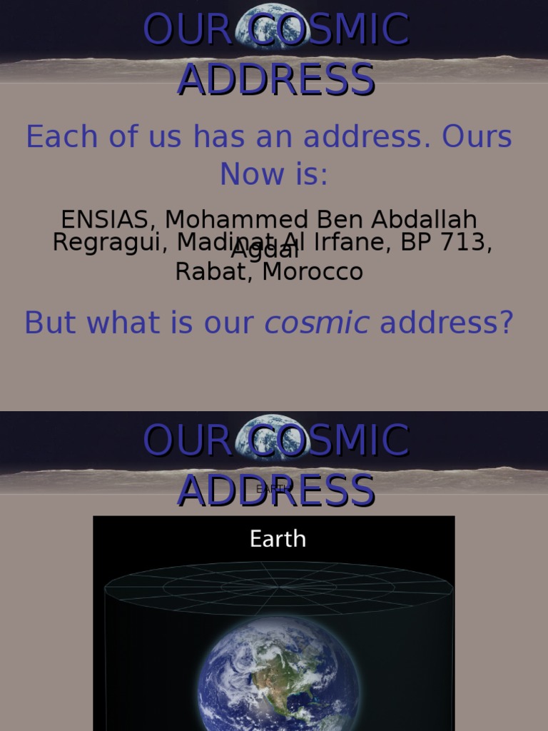 Cosmic Address | PDF | Milky Way | Astronomical Unit