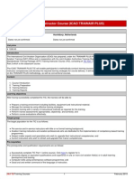 ICAO TRAINAIR PLUS Programme Overview | PDF | Airlines | Aviation