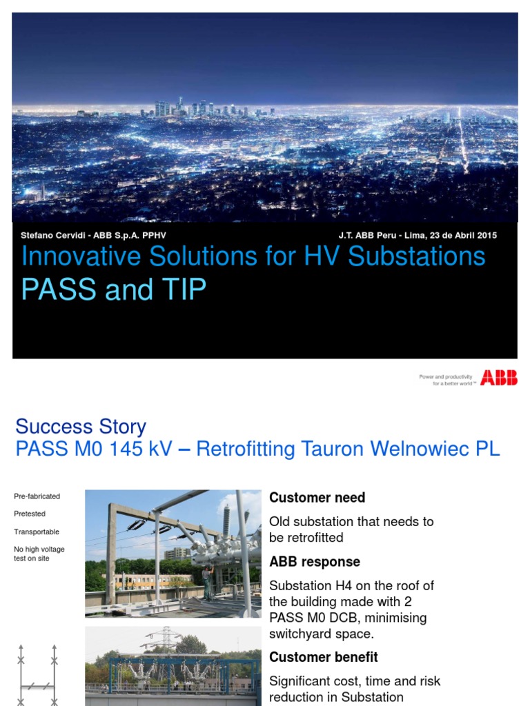 Abb Pass Compass | PDF | Electrical Substation | Transformer