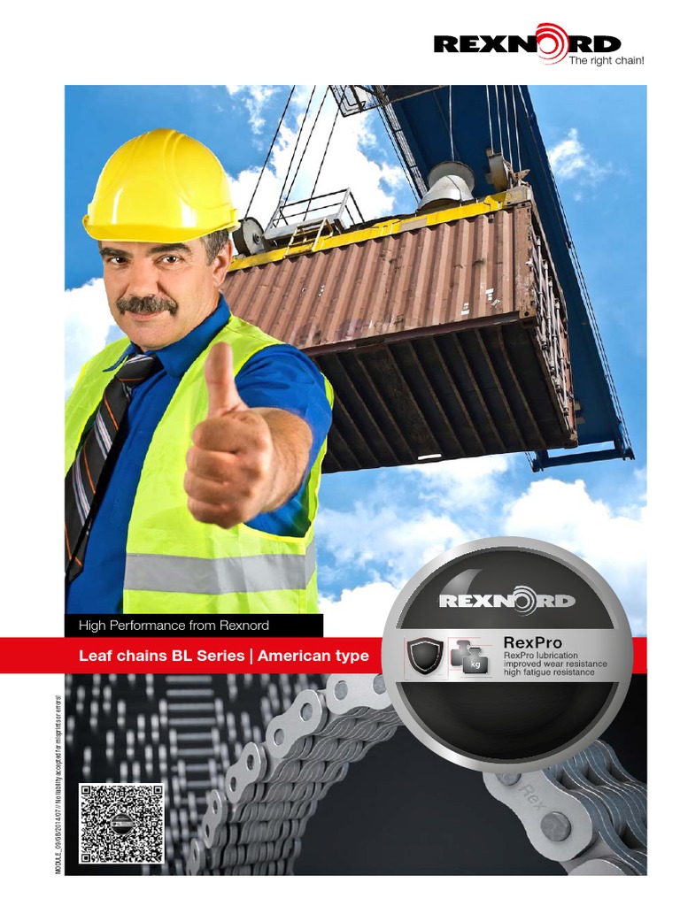 Leaf Chains BL Series American Type GB-1 PDF | PDF | Wear | Corrosion