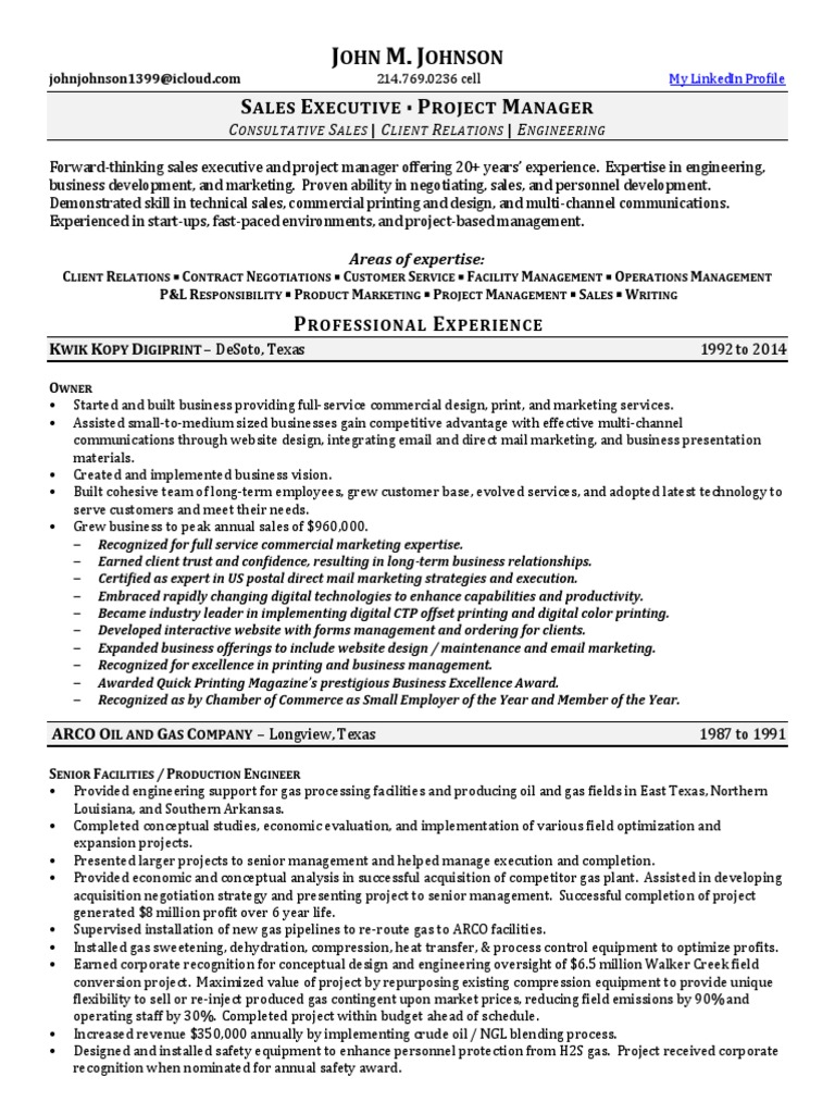 Sales Manager Solar Engineer in Dallas FT Worth TX Resume John Johnson ...