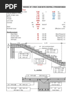 Design of Stair Case With Central Stringer Beam | PDF | Stairs ...