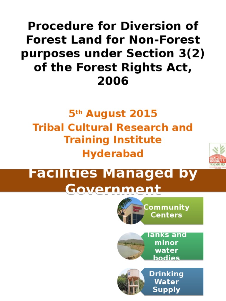 Procedure For Diversion of Forest Land For Non-Forest | PDF ...