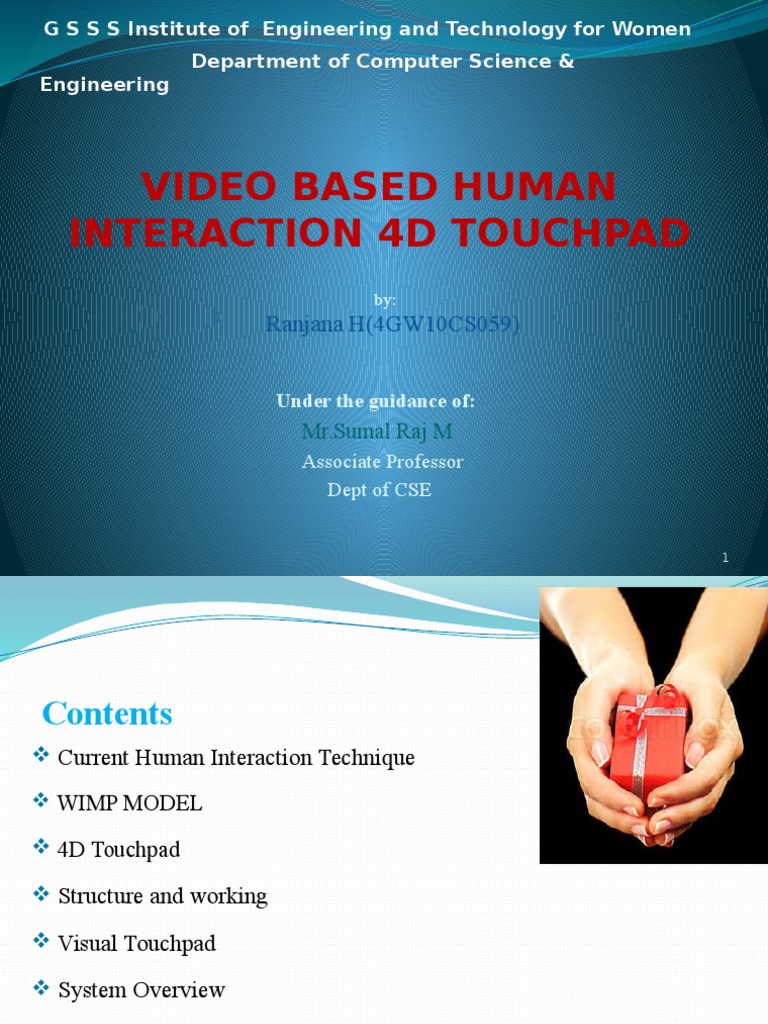 4d Touchpad | PDF | Graphical User Interfaces | Human–Computer Interaction