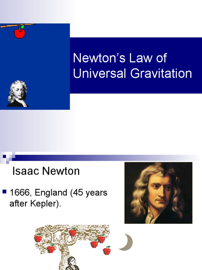 Newton's Law of Universal Gravitation (Physics) | Gravity | Orbit ...