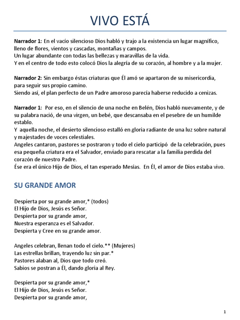 Vivo Está Letra (Español) | Cristo (título) | Poncio Pilato