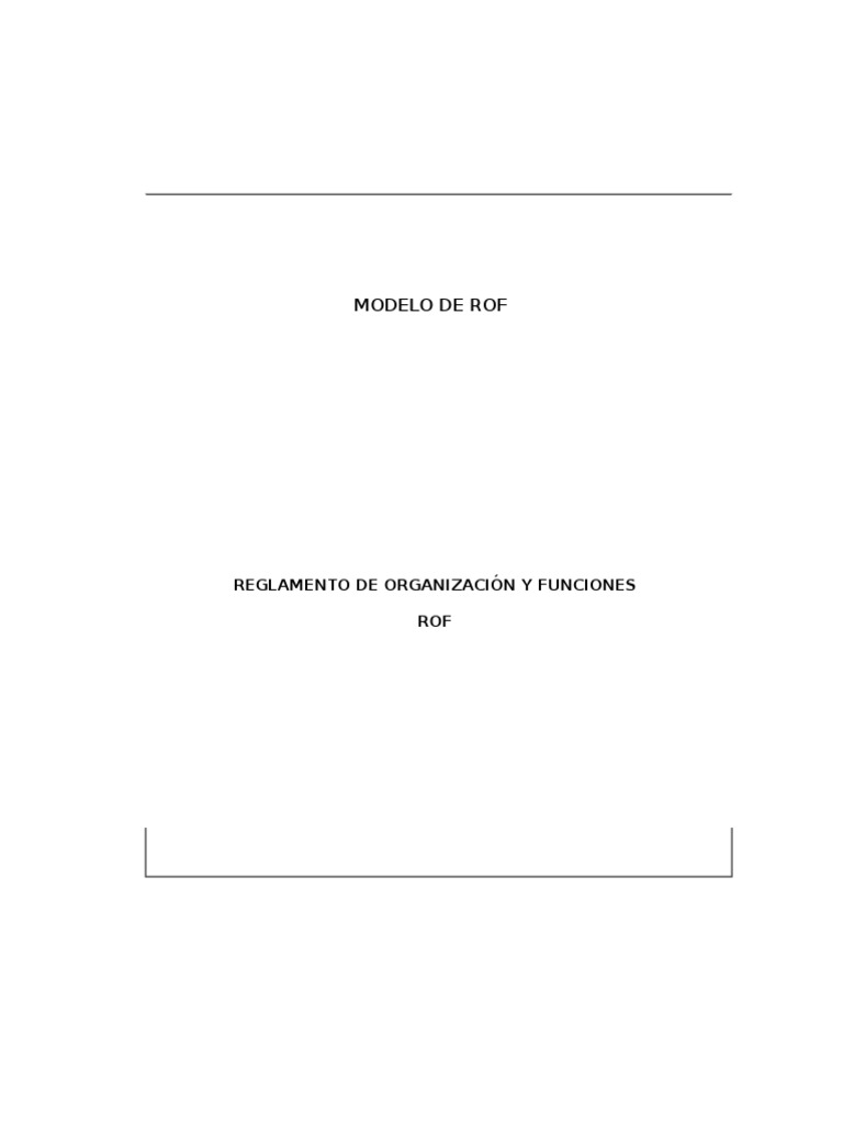 Modelo Rof | Calidad (comercial) | Presupuesto