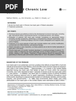 CORE Back Tool for Low Back Pain Management | PDF | Low Back Pain ...