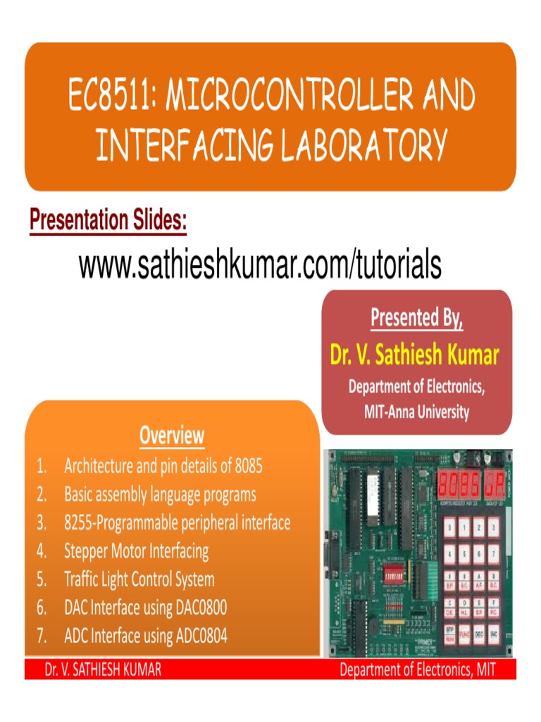 8085 Microcontroller | Download Free PDF | Central Processing Unit | Digital Electronics