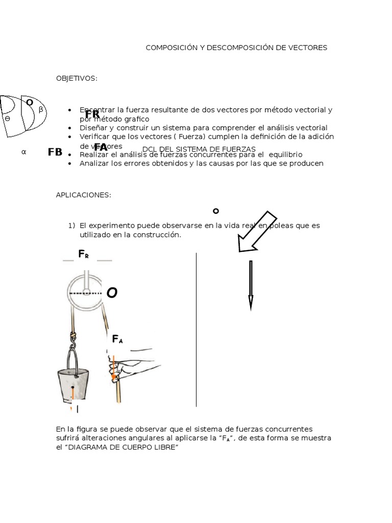Composición Y Descomposición De Vectores Pdf