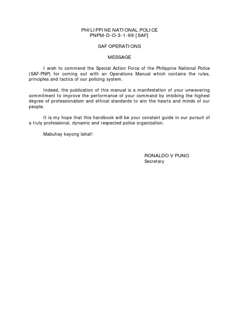 SAF Manual 1999 PDF | PDF | Reconnaissance | Sniper