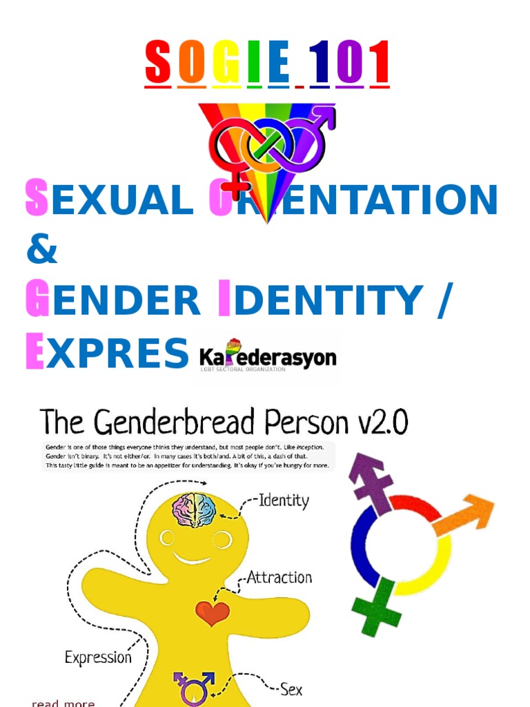 Sogie 101 7-7-15 | PDF | Sexual Orientation | Transgender