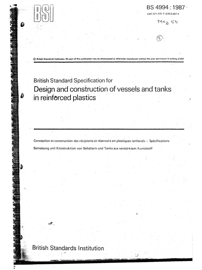 BS 4994 | PDF