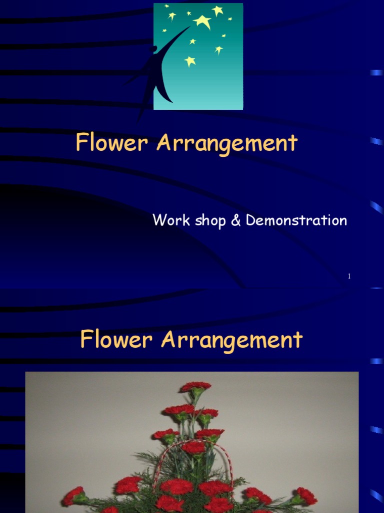 Flower Arrangement: Work Shop & Demonstration | PDF | Science & Mathematics