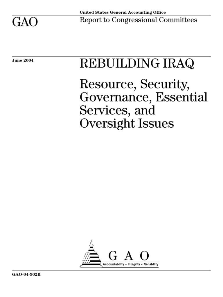 Report To Congressional Committees: United States General Accounting ...